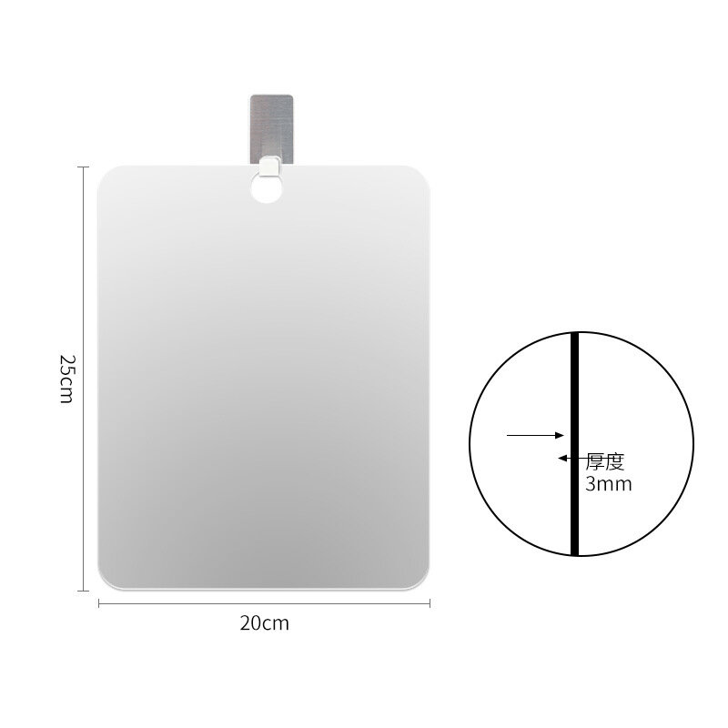 Трансграничные горячие продажи PC противотуманные очки акриловая ванная комната туалетное зеркало для бритья зеркало