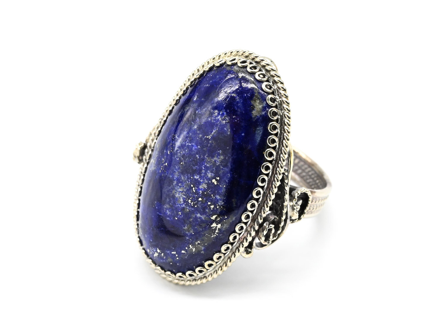 Кольцо, лазурит