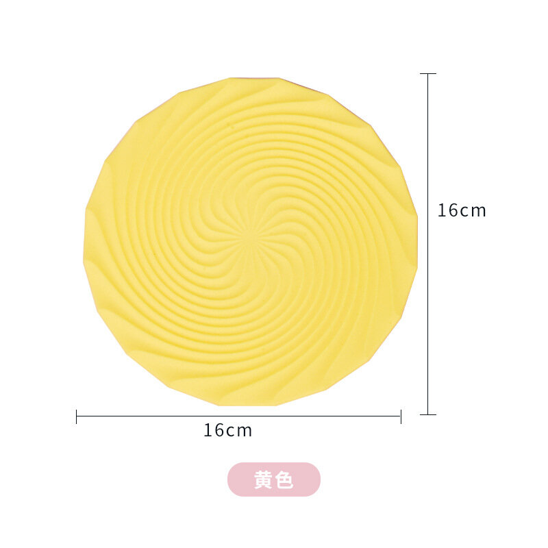Корейские термоизоляционные прокладки круглые и могут быть накрыты для рыбной посуды, силиконовые водонепроницаемые