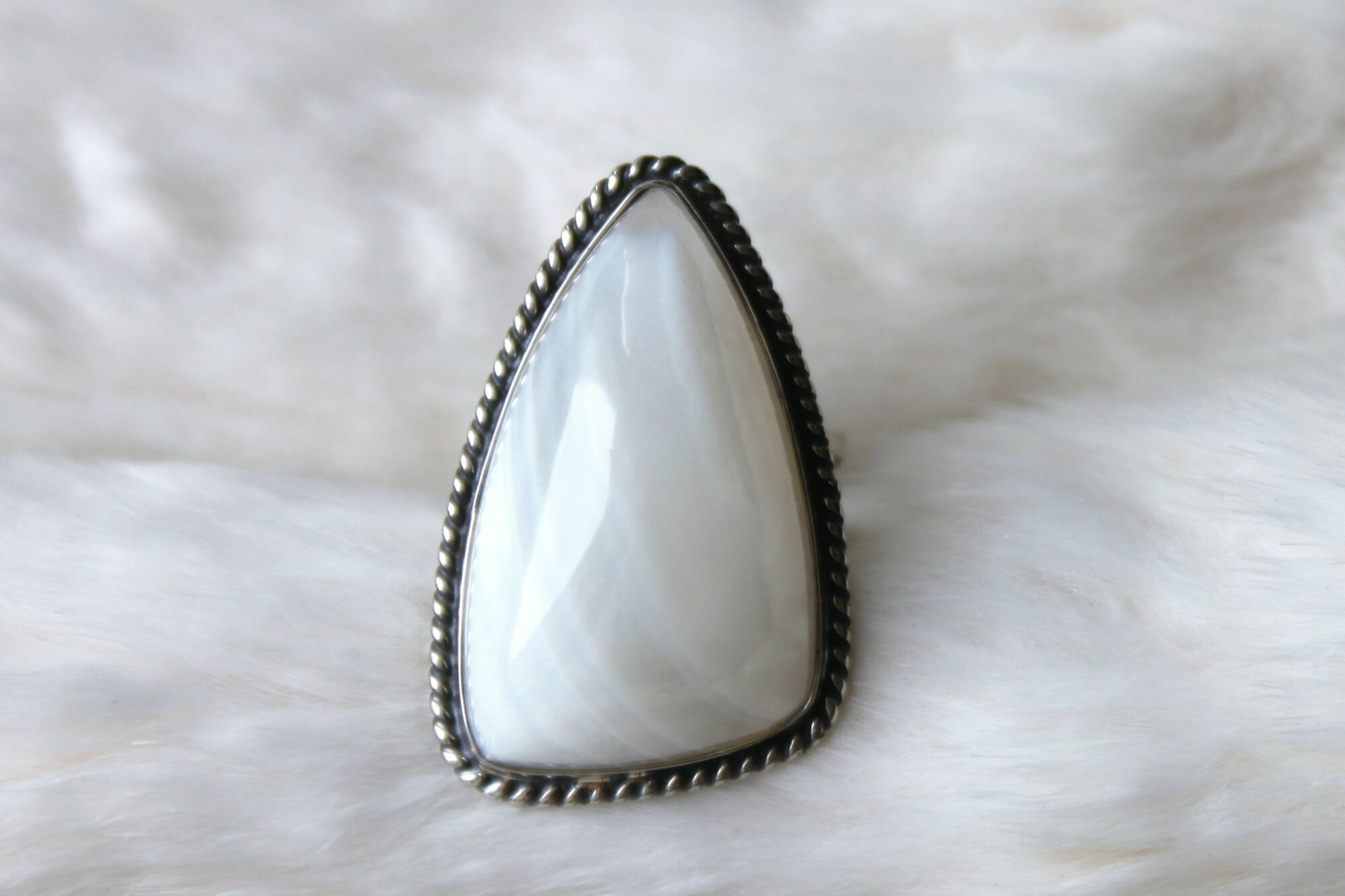 Кольцо, агат