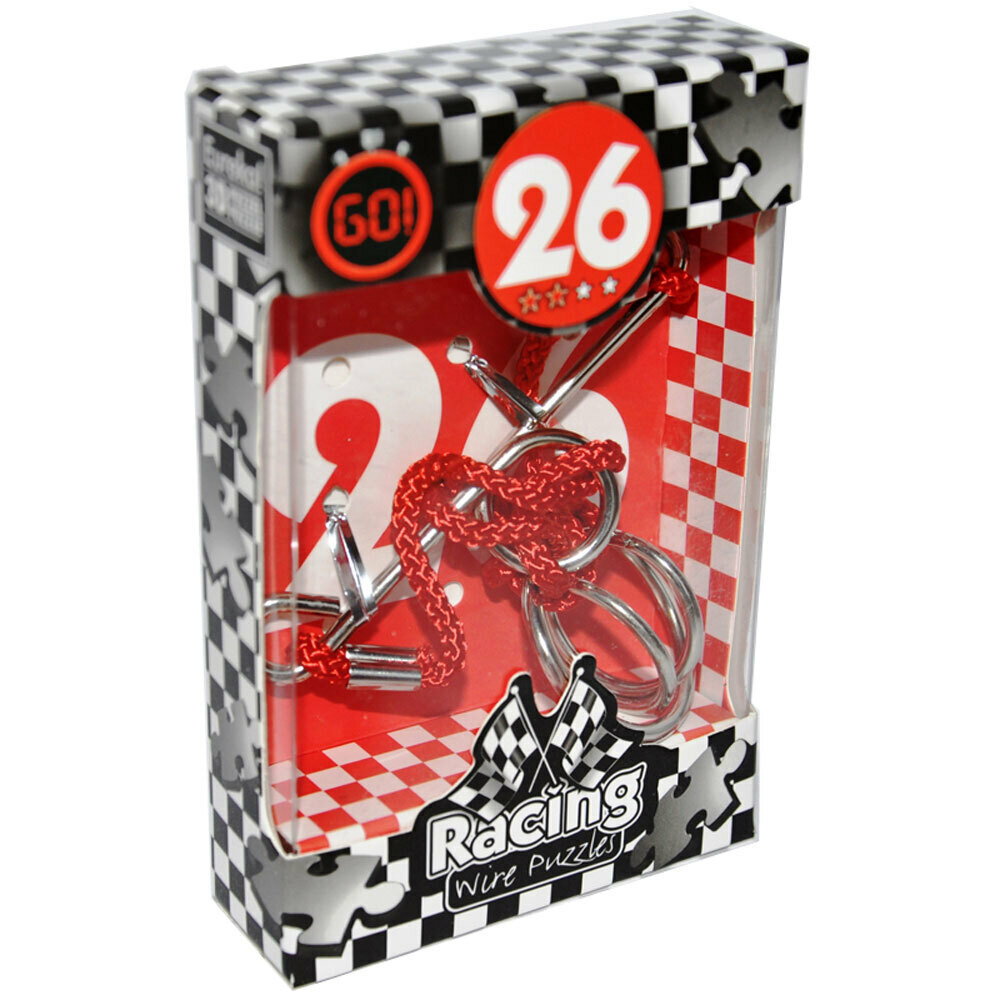 Мини-головоломка металлическая Hanayama Эврика 26**, для новичков, уровень сложности 2 из 6, для детей