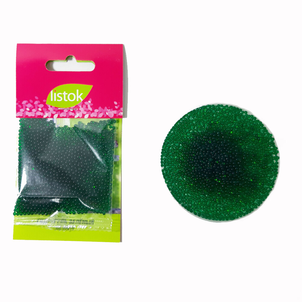 Гидрогель для цветов и рассады LISTOK (20г зеленый)