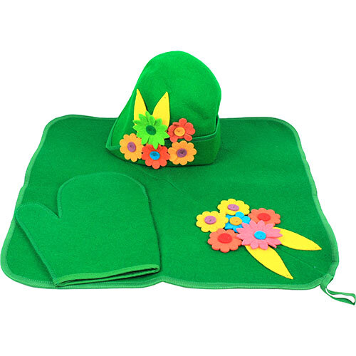 Комплект для сауны "Лето" (фетр)