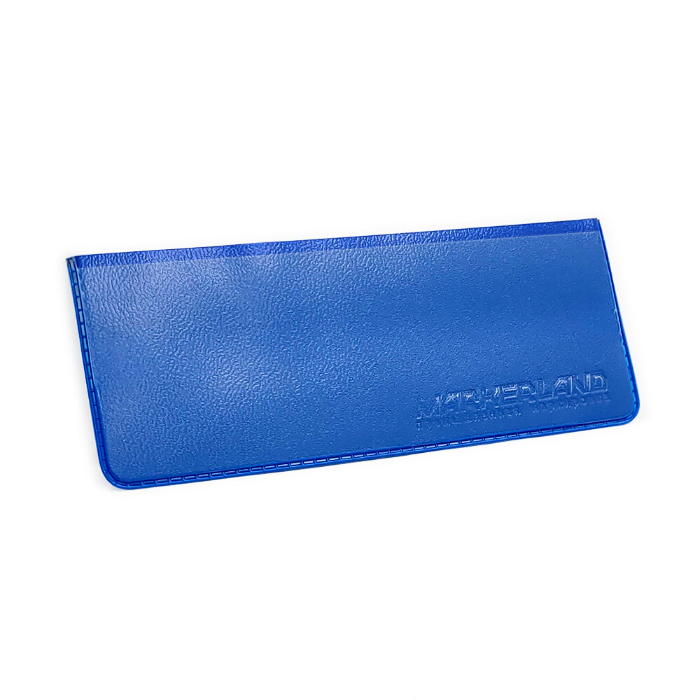 Карман горизонтальный для маркировки, с магнитным креплением, 105 x 38 мм Синий. 20 шт. уп