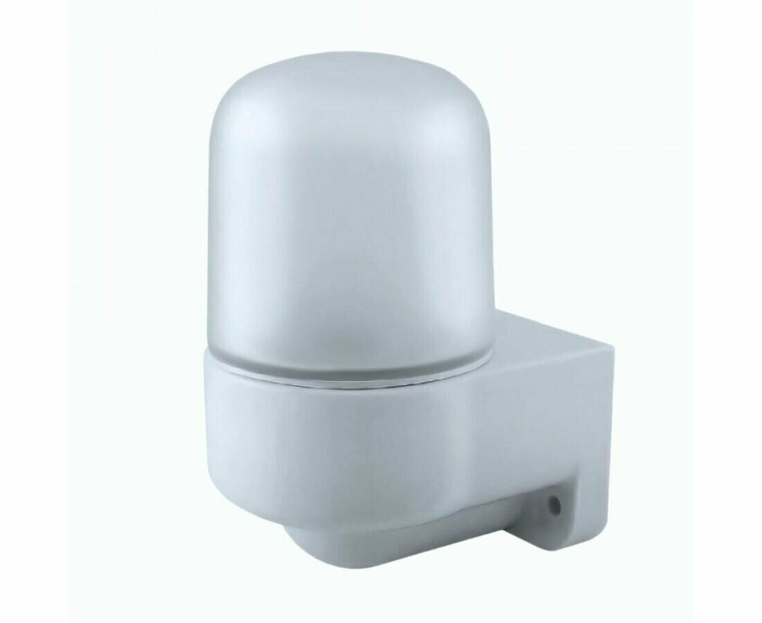 Светильник баня/сауна белый 60W IP54 угол керам. осн/жаропрочн. стекло НББ 01-60-103 Витебск Svet (РБ) 2г.