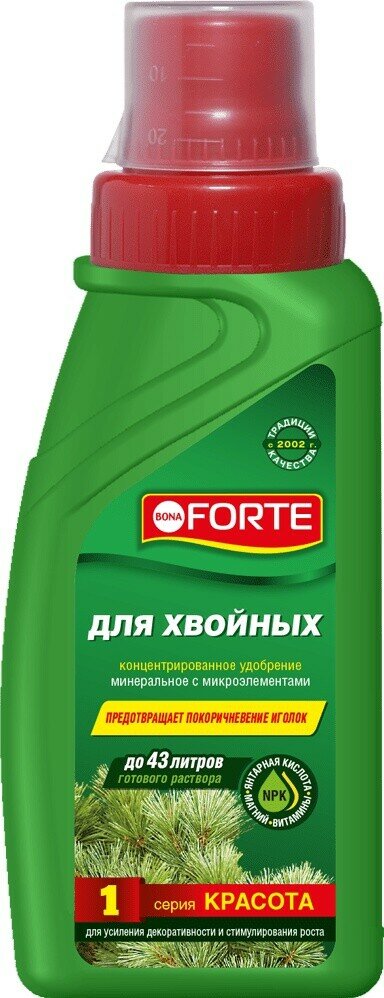 Воna Forte Крастота Жидкое минеральное удобрение Для хвойных растений 285мл/20