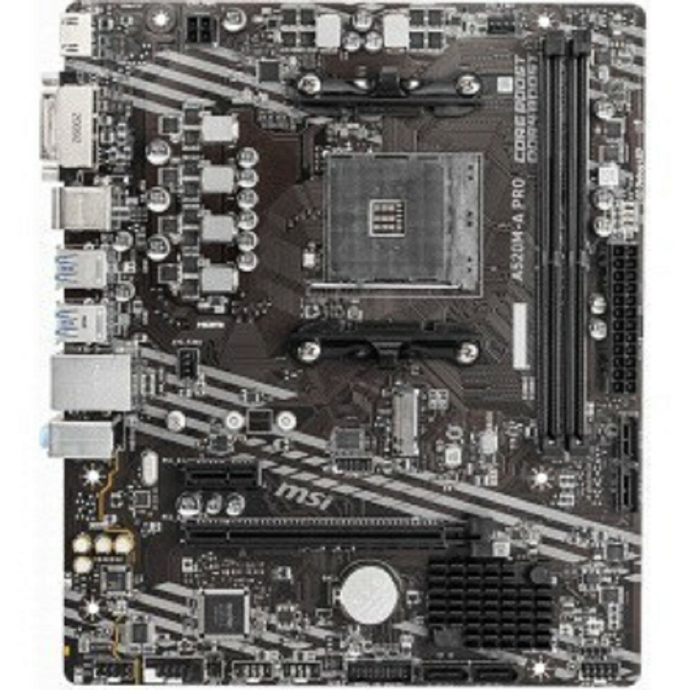 MSI Материнская плата A520M-A PRO Socket AM4 2хDDR IV 1хM.2