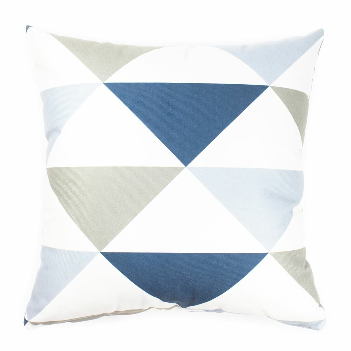 Декоративная подушка KORNERA "Olaf Blue", 45х45 см, съёмный чехол на молнии, наполнитель синтепух