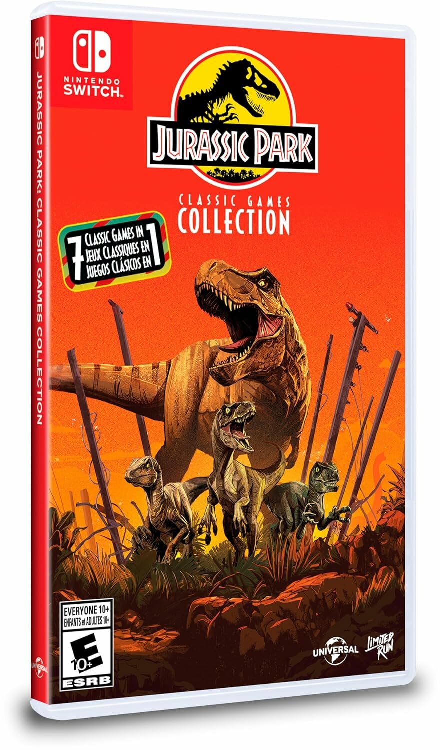 Jurassic Park Classic Games Collection Limited run Nintendo Switch