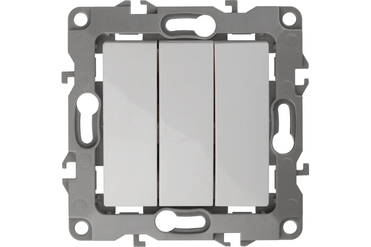 Выключатель 3-кл. СП Эра12 12-1107-01 10А IP20 250В 10AX механизм бел. Эра Б0014669