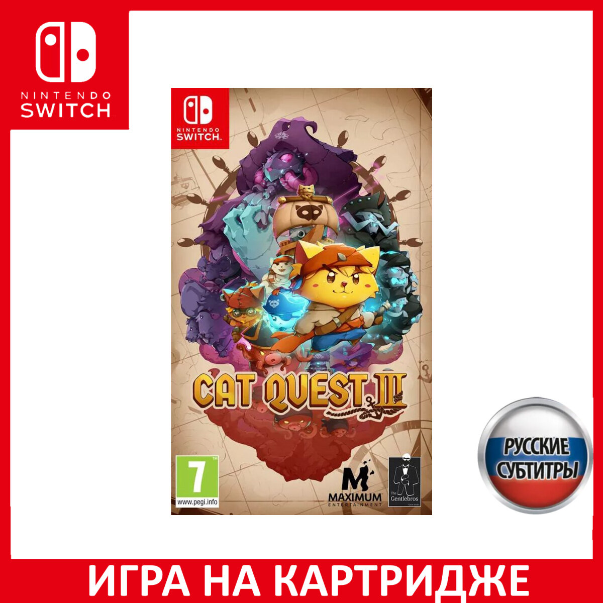 Cat Quest III [Switch, русские субтитры] игра на картридже для NSW
