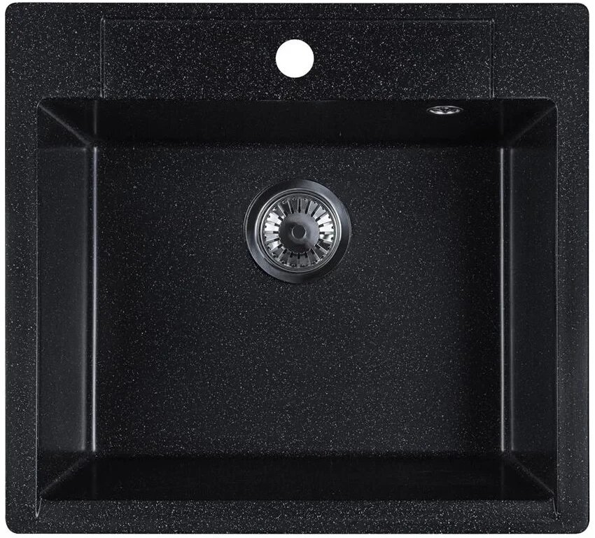 Кухонная мойка Reflexion Cubi RX1555CL 55x50 см, уголь