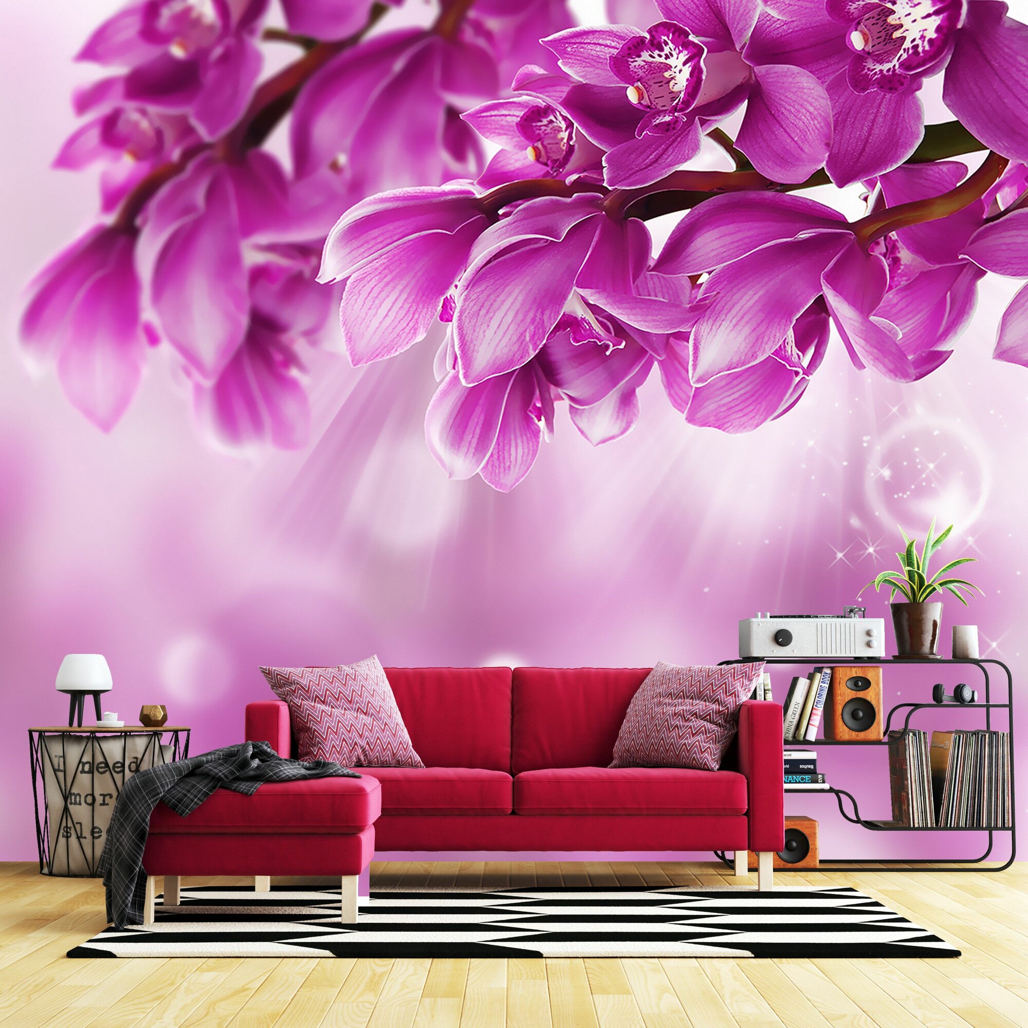 Фотообои на стену "Орхидея" флизелиновые 300х260 см
