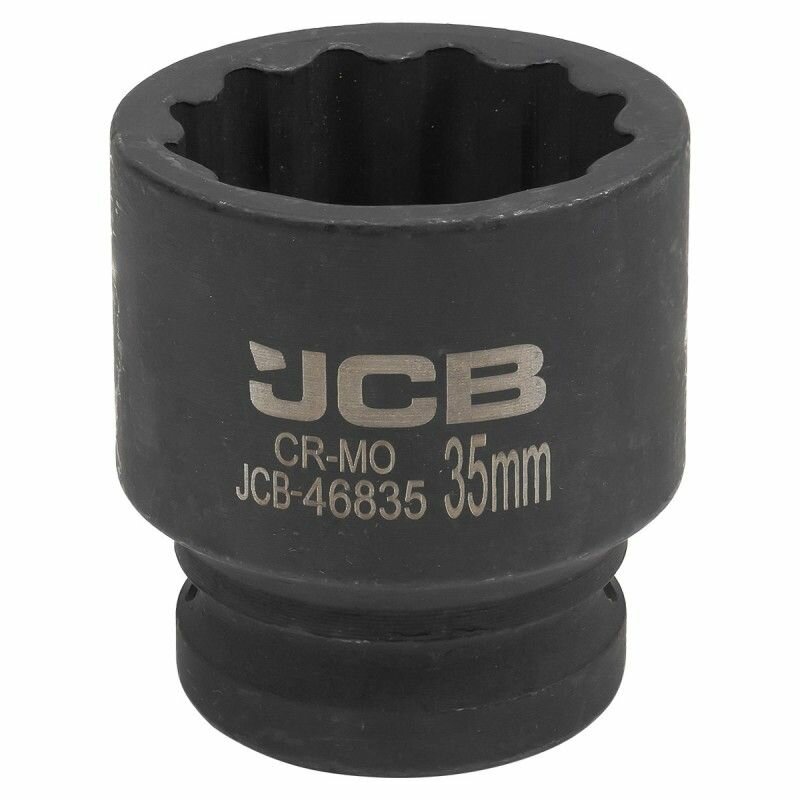 Головка ударная JCB посадочный квадрат 3/4", 35мм (12гр.)