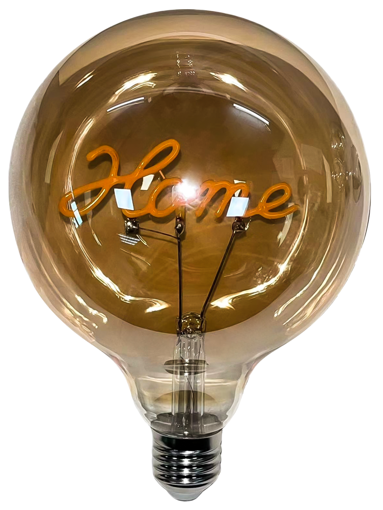 Лампочка декоративная Home G125 тонированач 4 Вт E27 8524