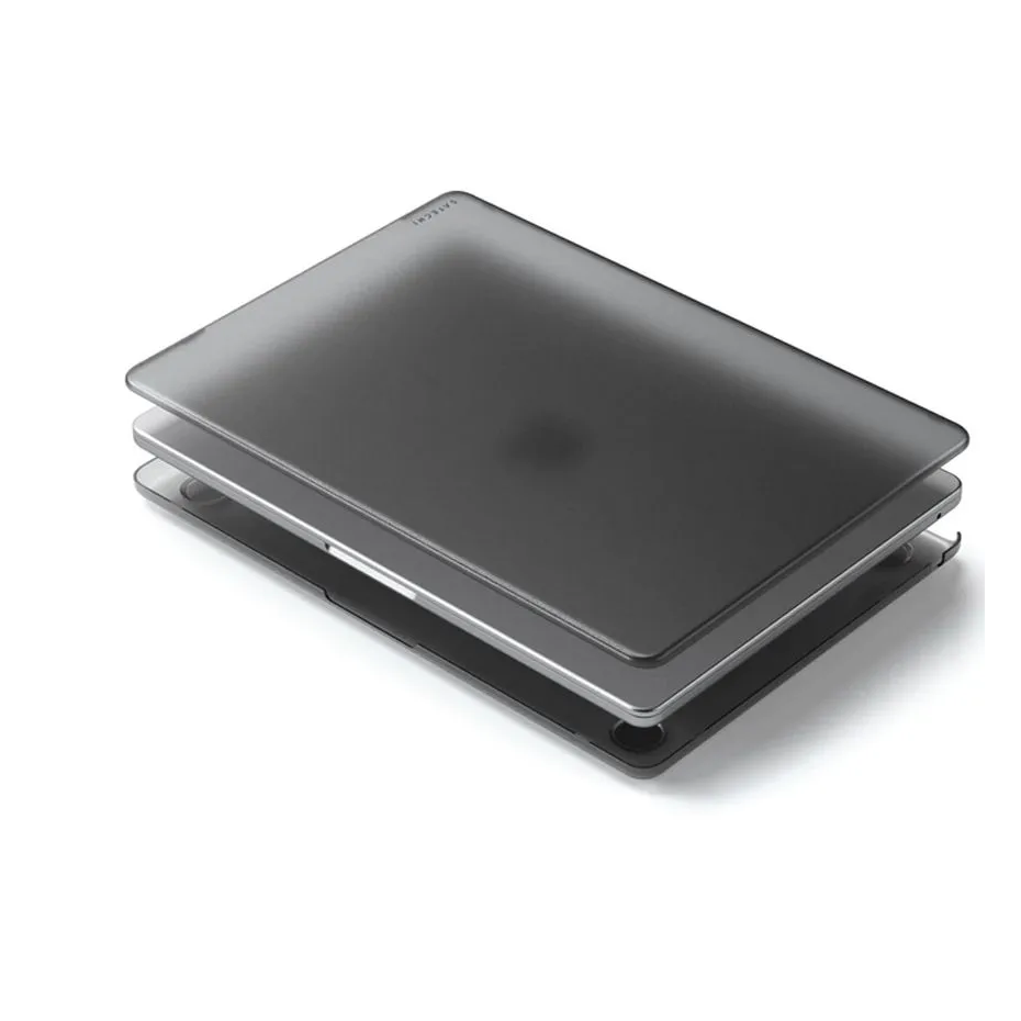 Чехол-накладка Satechi Eco Hardshell Case для Macbook Air M2 13.6" (ST-MBAM2DR), цвет серый/прозрачный