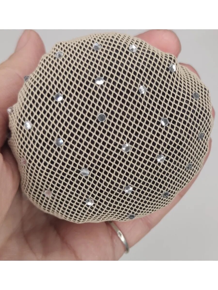 Резинка сетка на пучок 9,5см, 2шт