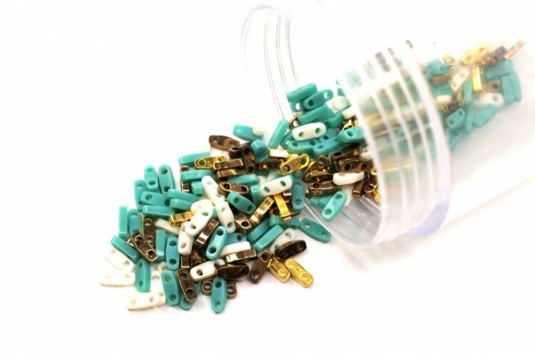 Бисер японский MIYUKI Quarter TILA MIX212 микс Cleopatra, 5 грамм