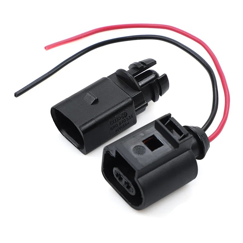 Наружный Автомобильный датчик температуры окружающего воздуха, наружный Датчик окружающего воздуха с разъемом для VW Passat Audi 1J0973702 6RD820535