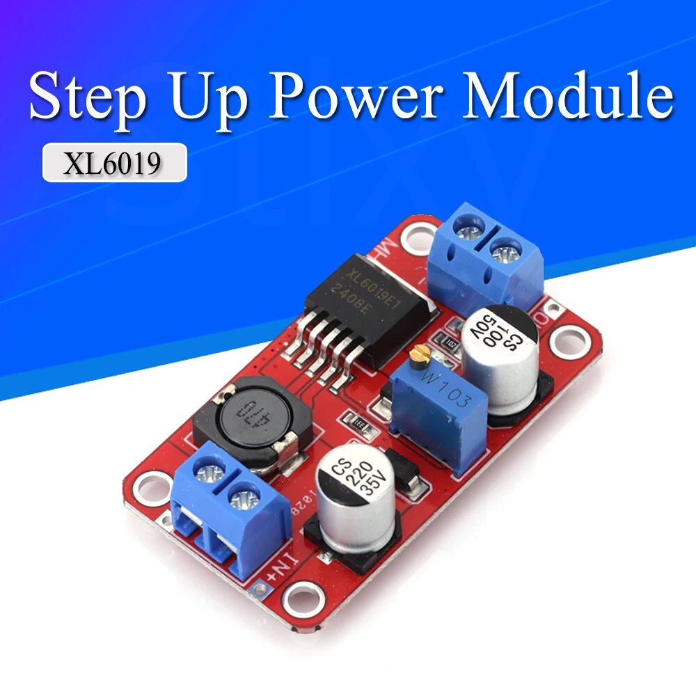 Stlxy XL6019E1 повышающий модуль питания 3.3В-35В