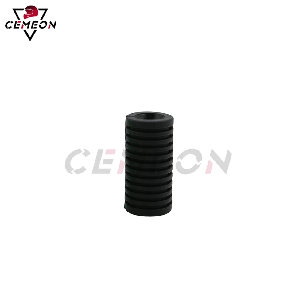 Рычаг переключения передач для мотоцикла Педальный силикагелевый коврик для ножного Черный, черный