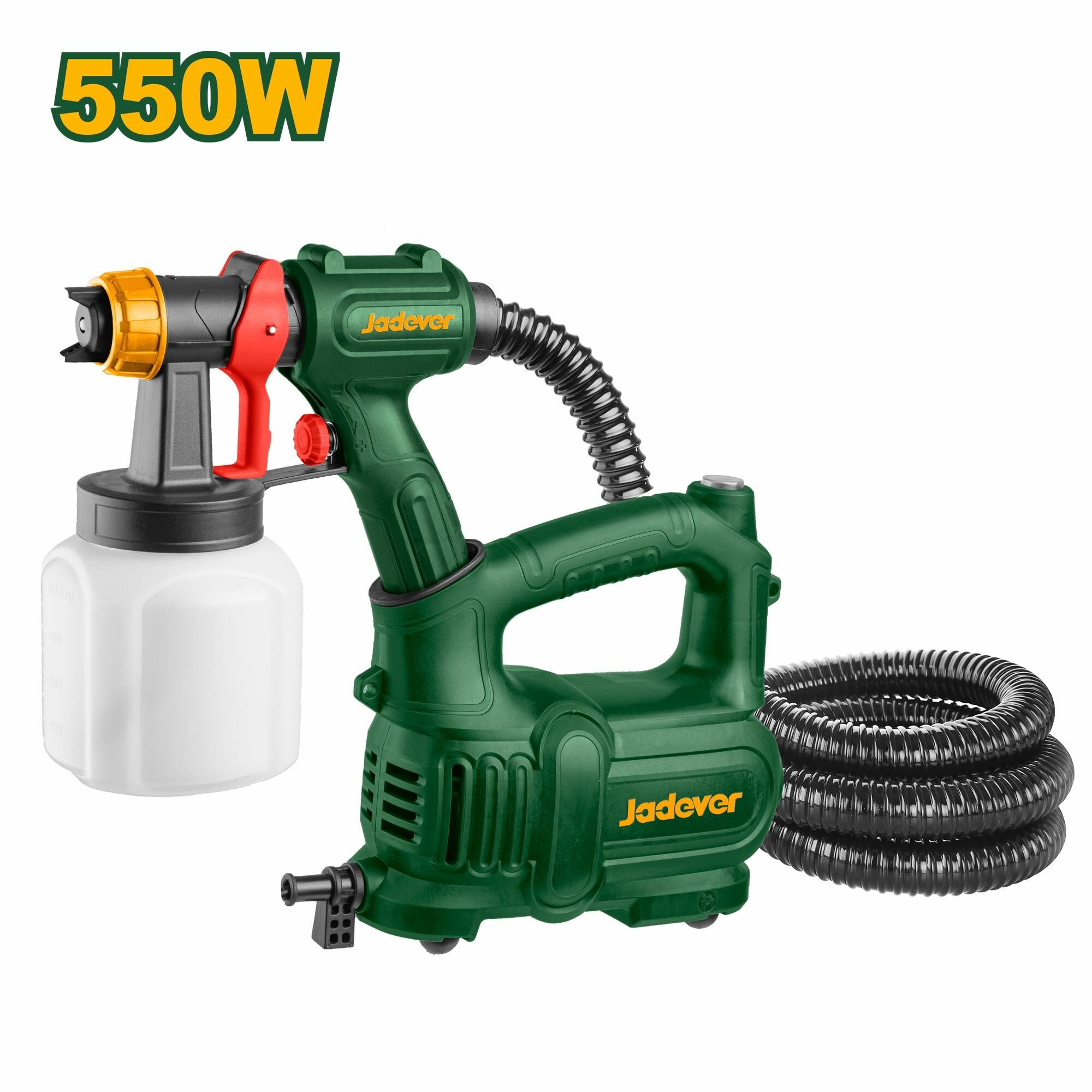 Краскопульт 550Вт,0.7л,120din JADEVER JDEG2A50