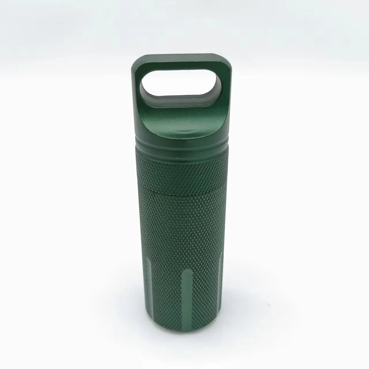 Алюминиевый герметичный контейнер для таблеток Темно-зеленый, Dark Green