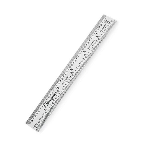 Линейка стальная дюймовая Snap-on, в 32 и 64 долях дюйма, длина 6" RULER600
