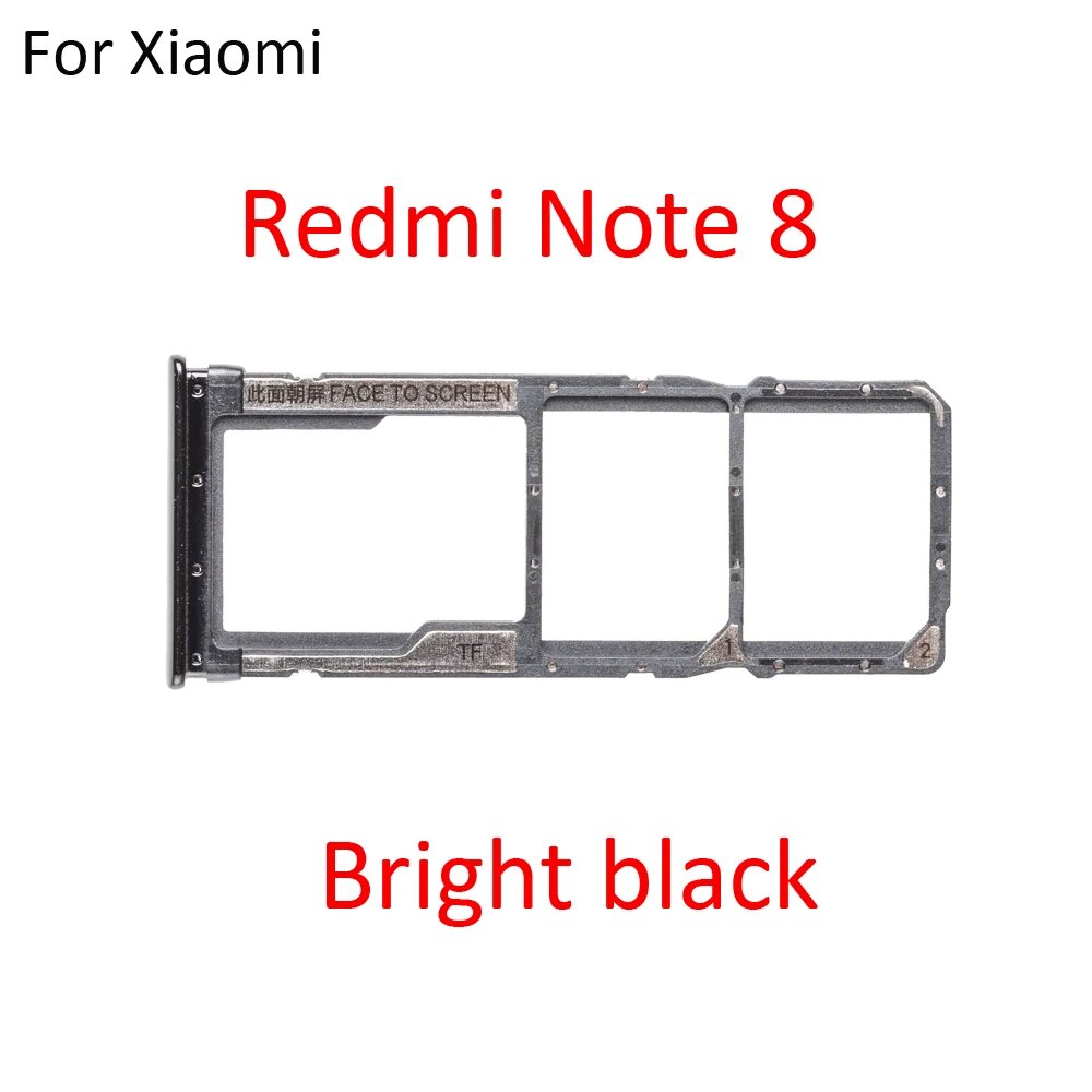 Для Xiaomi Redmi Redmi 8 Note 8 Pro лоток для SIM-карты держатель для SIM-карты Redmi Note 8 Black