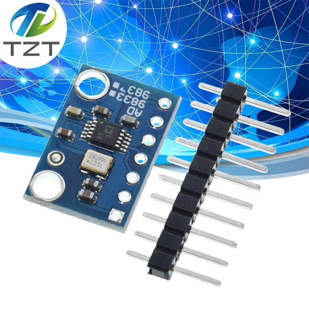 AD9833 TZT Программируемые микропроцессоры Модуль последовательного интерфейса Синусоидальный модуль генератора сигналов DDS для Arduino