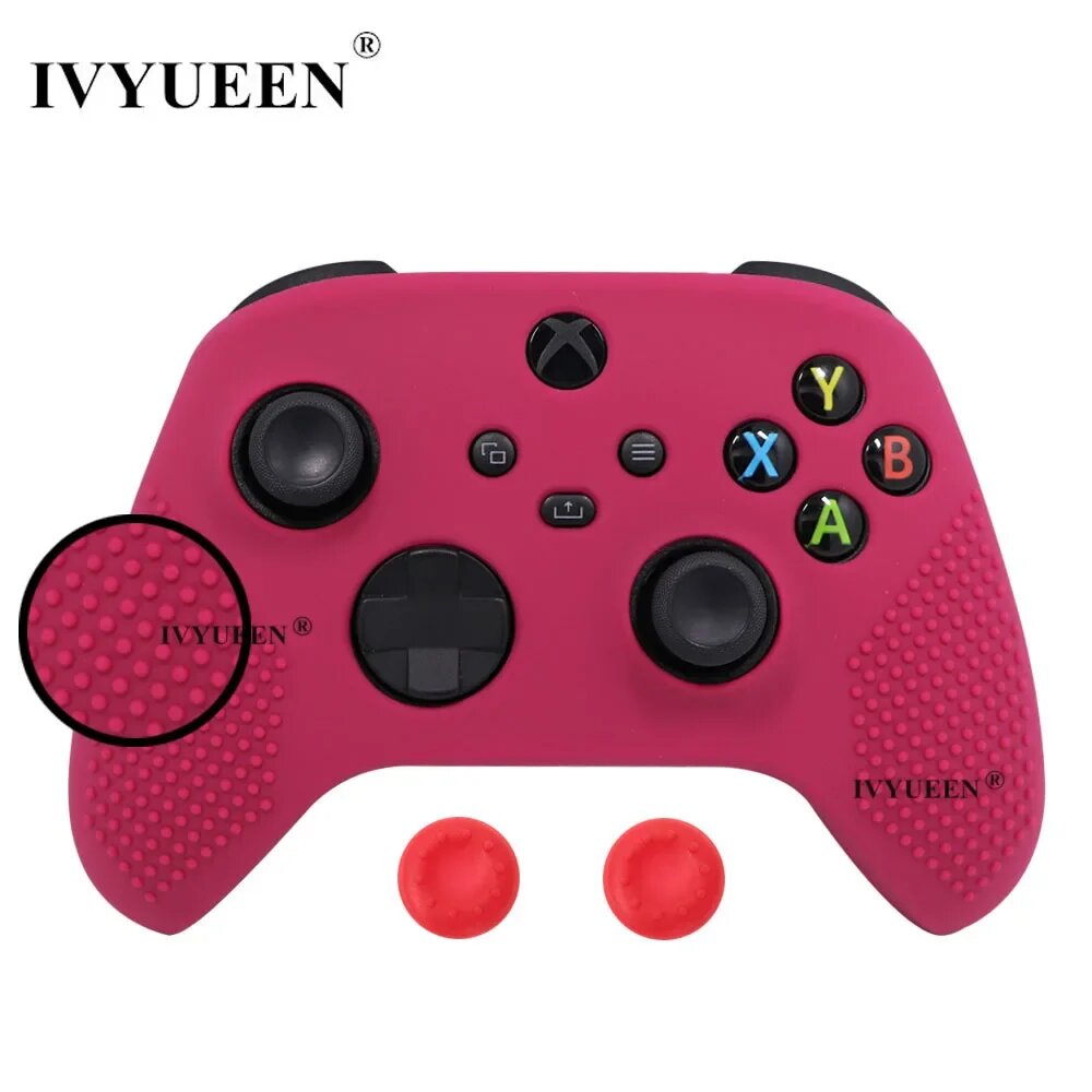 Защитный силиконовый чехол IVYUEEN для контроллера Xbox Series X S Cosmic Red