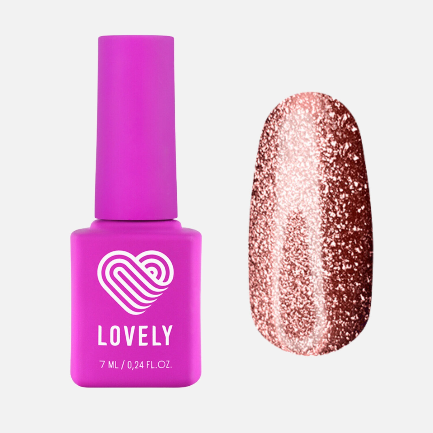 Гель-лак Lovely Glitter Cat №03 7 мл