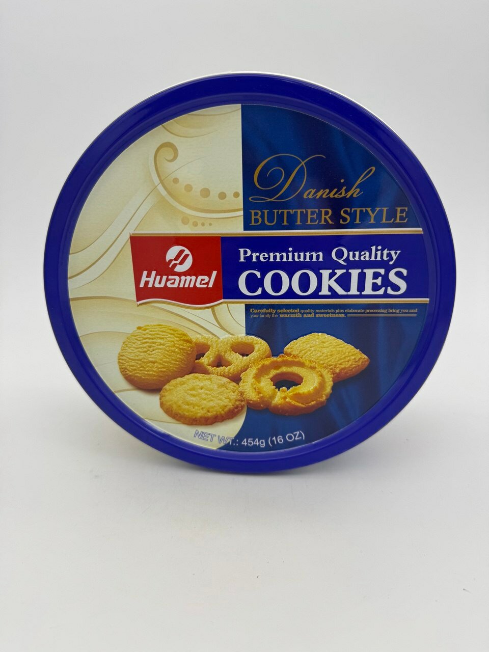 Печенье Huamel Датское Premium Cookies 454гр, железная банка