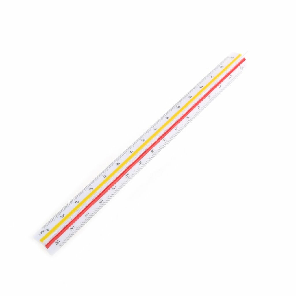30 см пластиковая треугольная линейка масштабная для чертежей-61130B большой масштаб