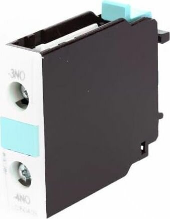 Контактор SIEMENS 3RH1921-1CA10 Вспомогательные контакты, Серия 3RH10, 3RT10, фронтальный, 1 шт