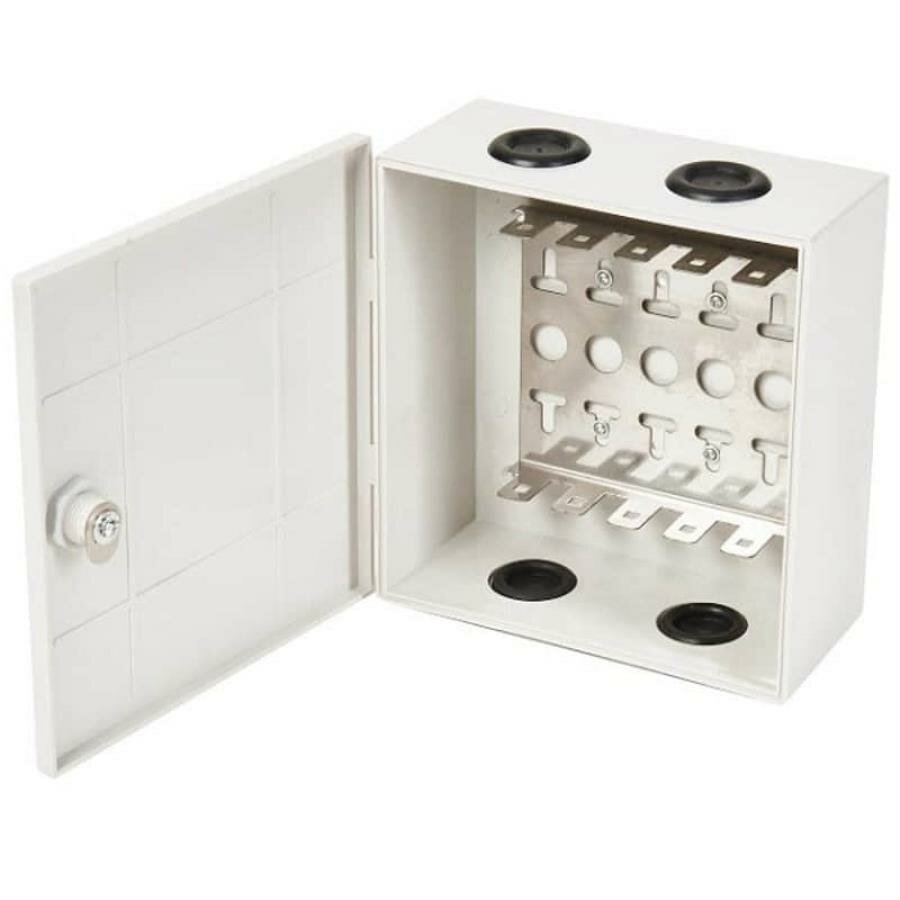 Коробка распределительная на 5 плинтов с замком (18х7,5х17см) (50 пар)