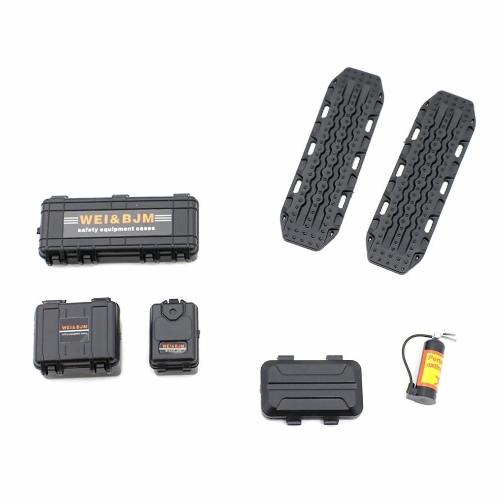 TRX4M SCX24 огнетушитель масляный бочонок багажная маленькая школьная сумка имитационная деталь-черный