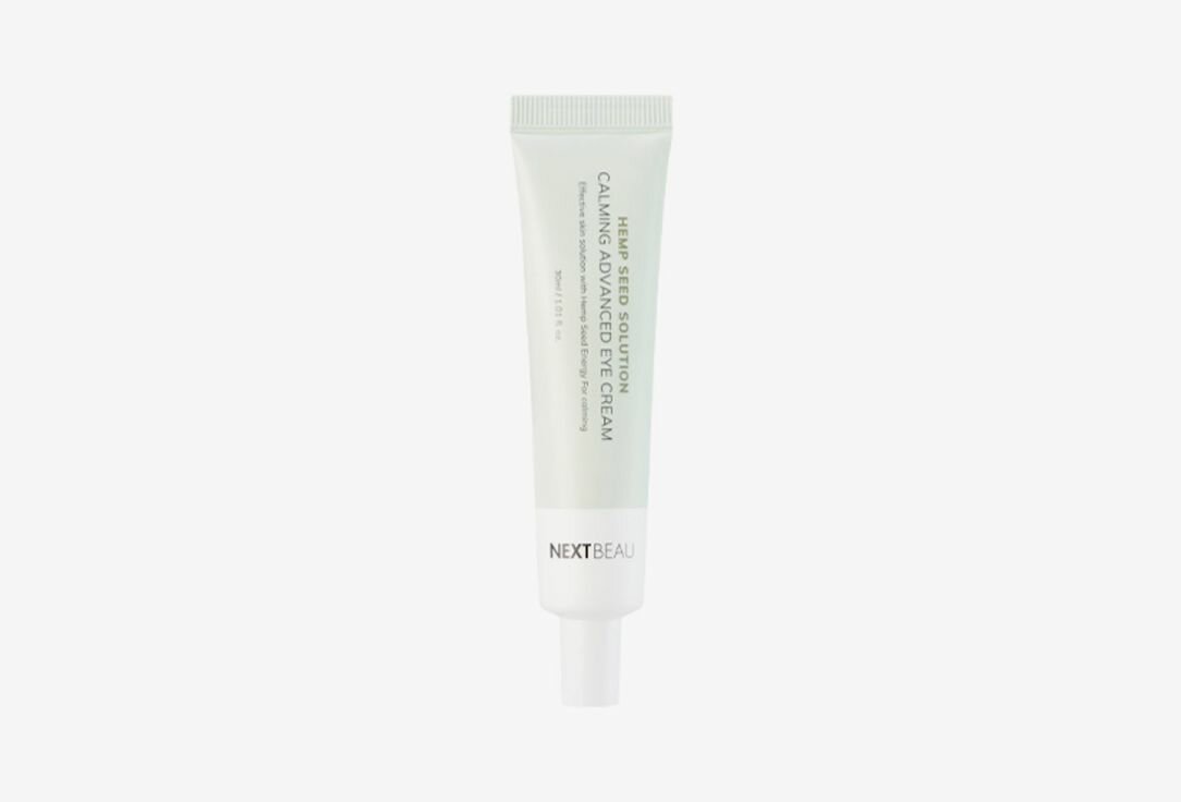 Успокаивающий крем для кожи вокруг глаз с маслом семян конопли NEXTBEAU Hemp Seed Solution Calming Advanced Eye Cream 30 мл