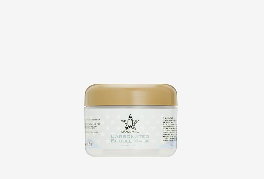 Пузырьковая кислородная детокс-маска MAKE U MAKE Carbonated bubble mask 100 мл