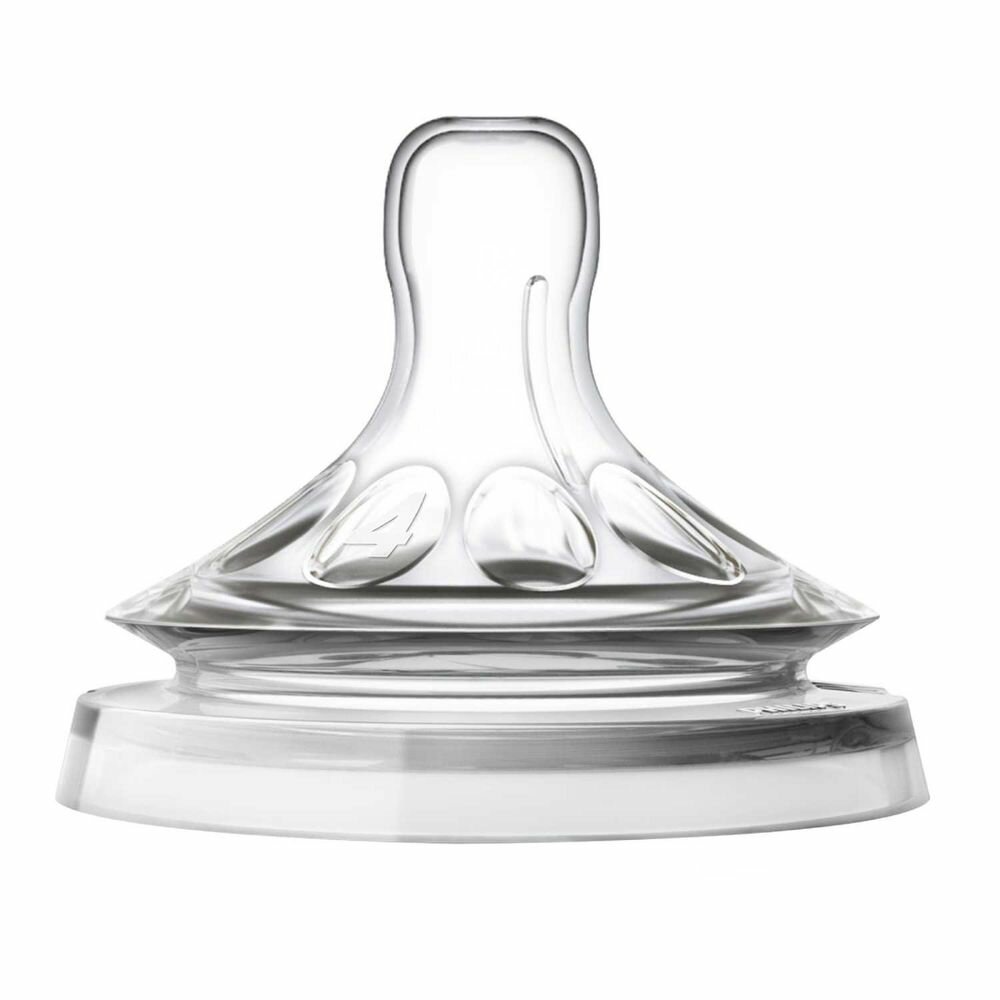 Авент Соска силиконовая Natural Response медленный поток 6мес+ 2шт SCY965/02 (SCF044/27)