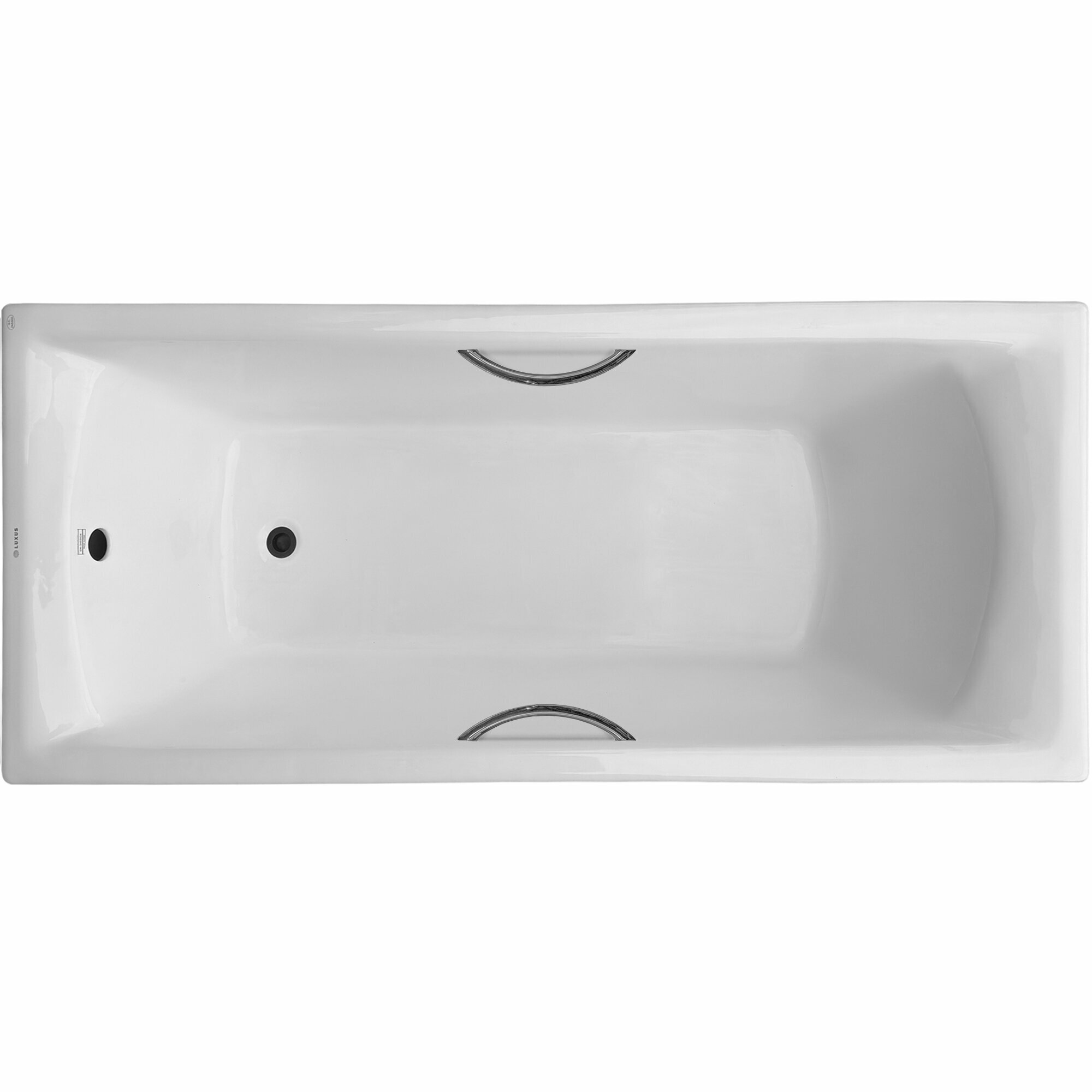 Чугунная ванна Luxus Grand Plus 160х70 с отверстиями под ручки