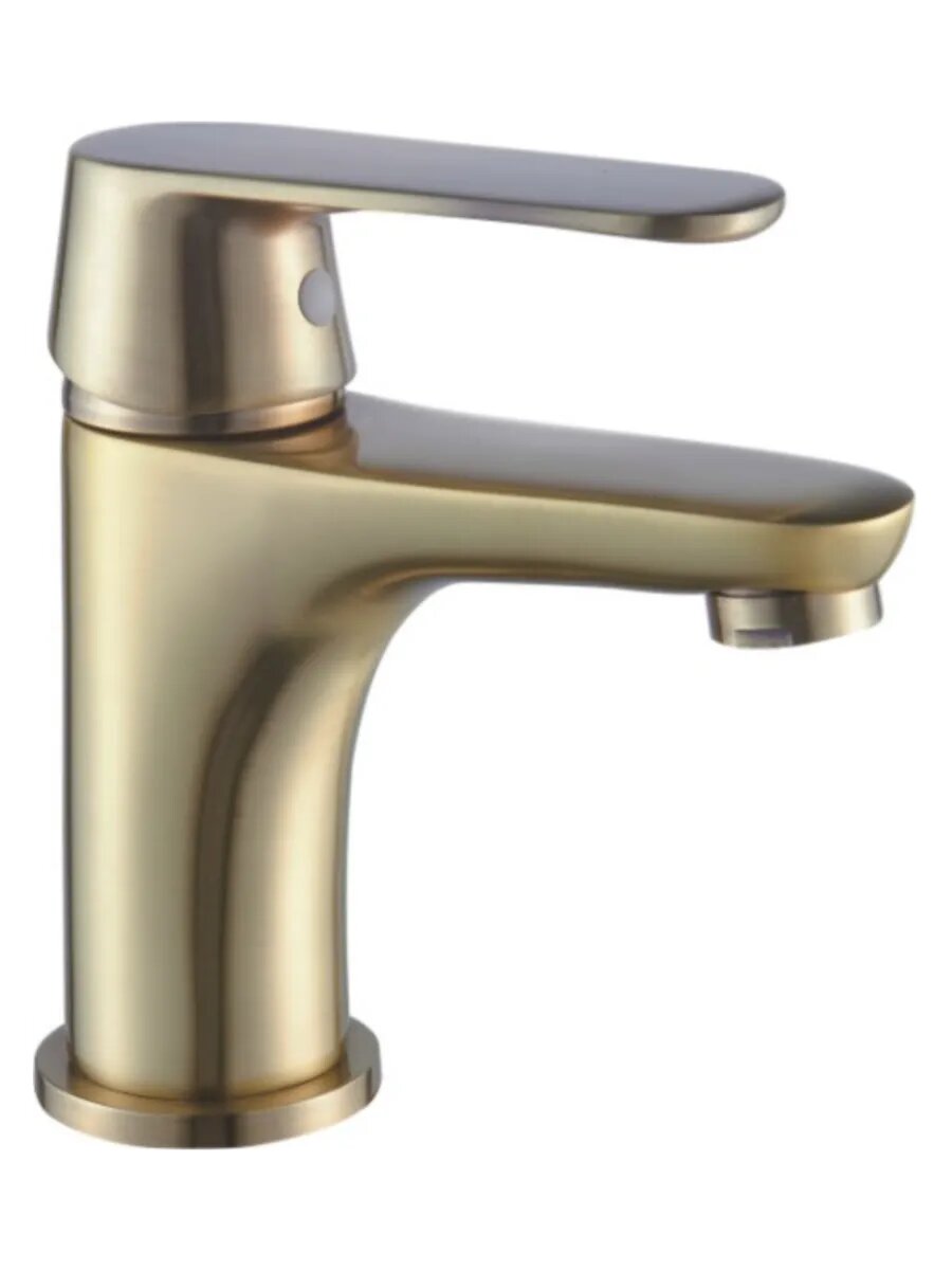 Смеситель Diadonna, горизонтальный монтаж, латунь, цвет матовое золото