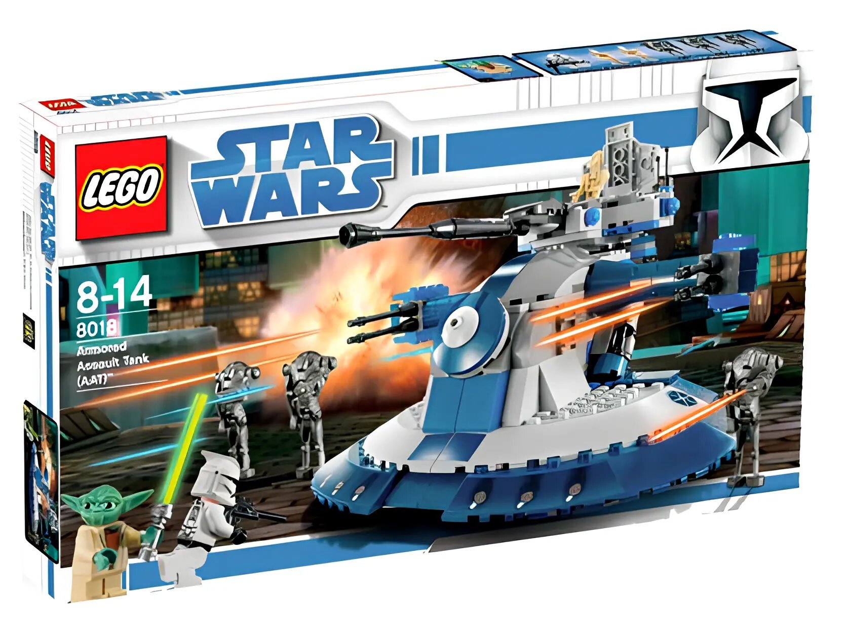 Конструктор LEGO Star Wars 8018 Бронированный штурмовой танк (AAT)