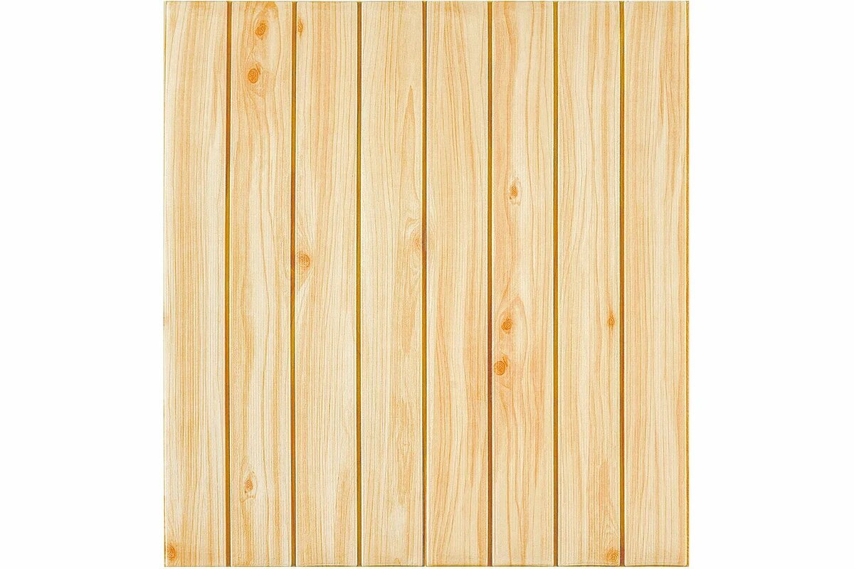 LAKO Комплект 5 шт. 3D панель для стен DECOR, коллекция Дерево, цвет Бежевый микс, 70x60 (6мм) LKD-22-05-506-KO