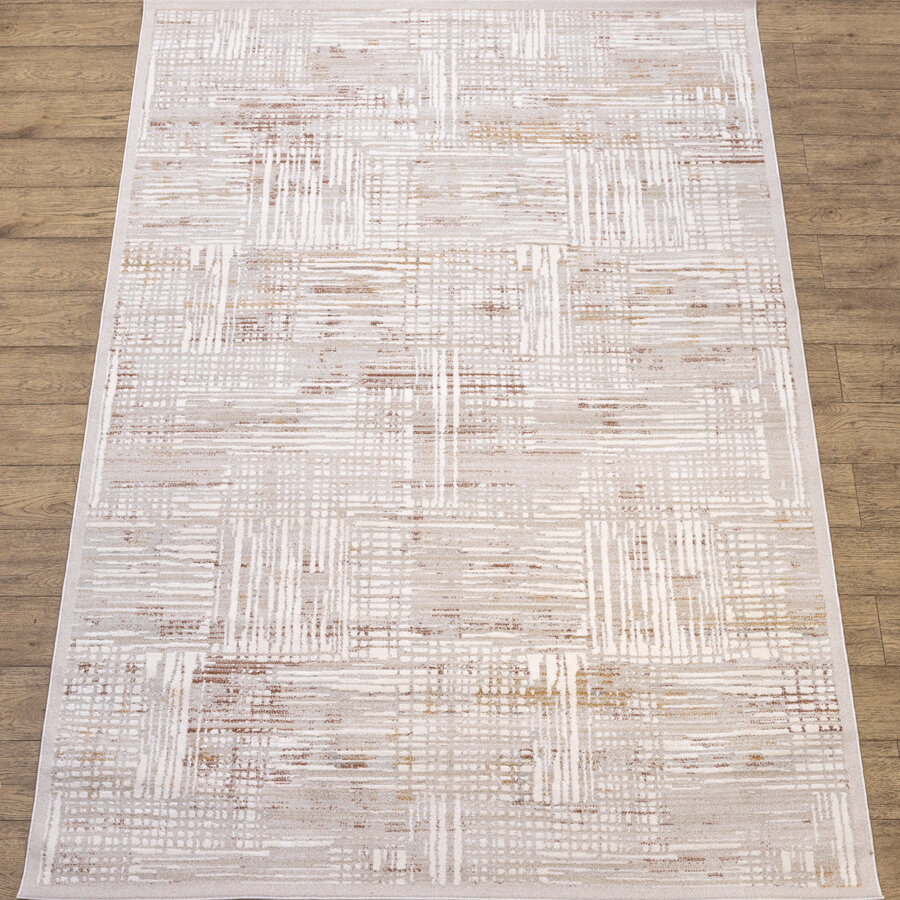 Ковер, Прямой, Бежевый, Коричневый, Золотисто-жёлтый, Современный, на пол, в гостиную, спальню, в ассортименте (80 см. на 150 см.)