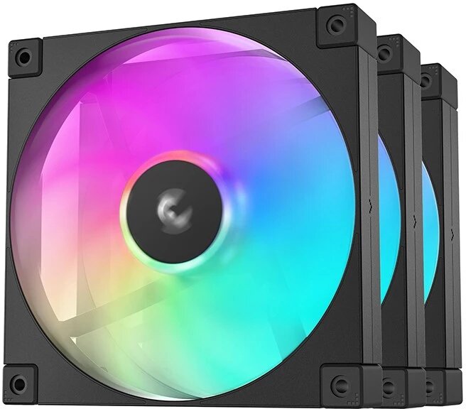 Вентилятор для корпуса DeepCool FD12 ARGB (3 шт.) (R-FD12-BKAPN3-G)