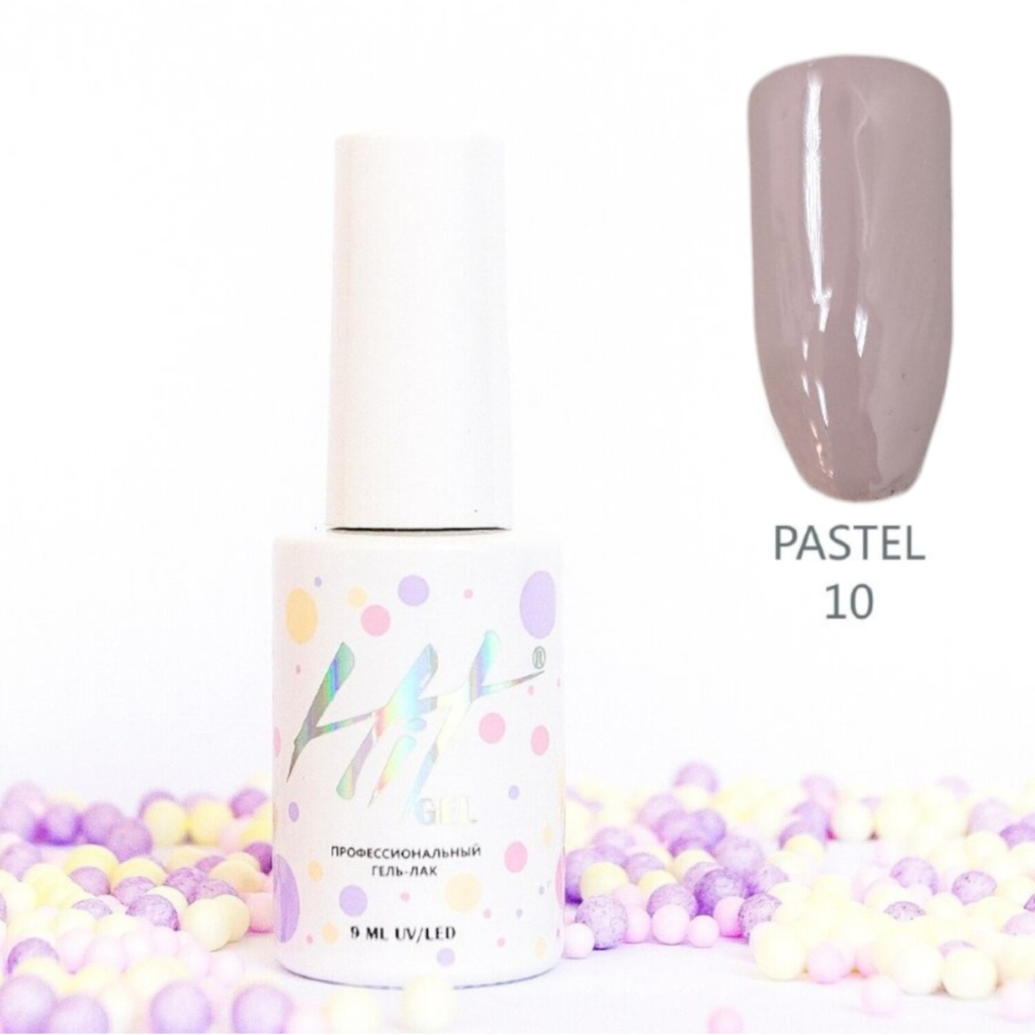 Гель-лак HIT Нежно-пастельная коллекция №10 (Pastel), 9 мл