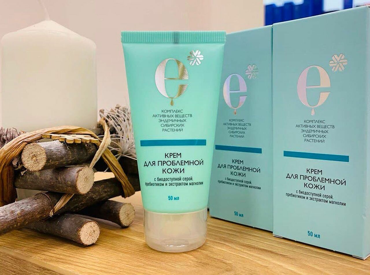 Крем для проблемной кожи Косметика с комплексом экстрактов сибирских эндемиков, 50мл