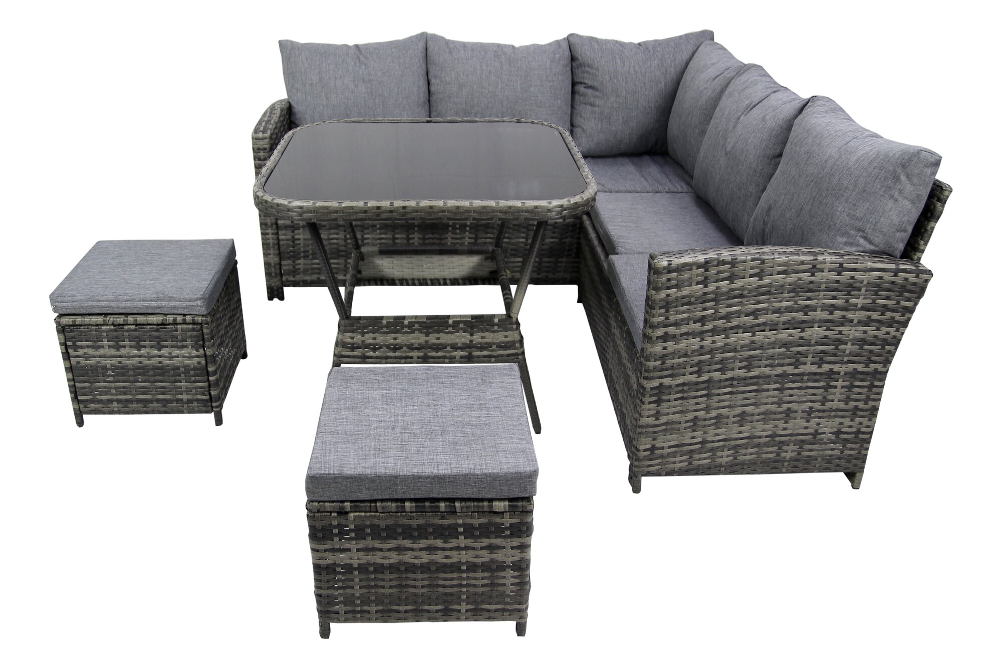 Набор мебели Аруба модульный арт. SFS096 серый, серый "Garden story"