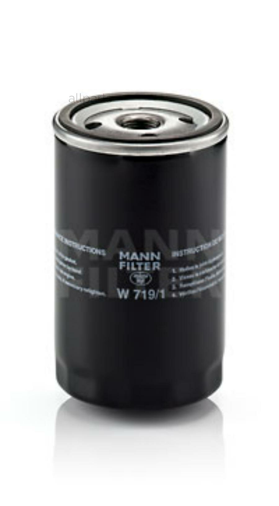 MANN-FILTER W7191 MANN фильтр масляный W 719/1